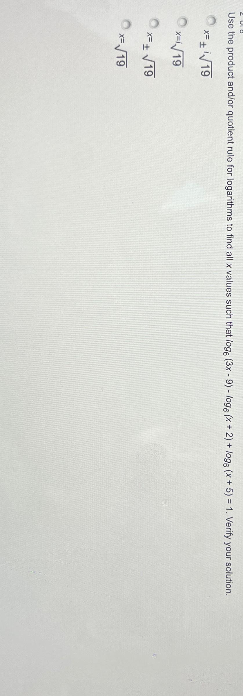 Solved Use the product and/or quotient rule for logarithms | Chegg.com