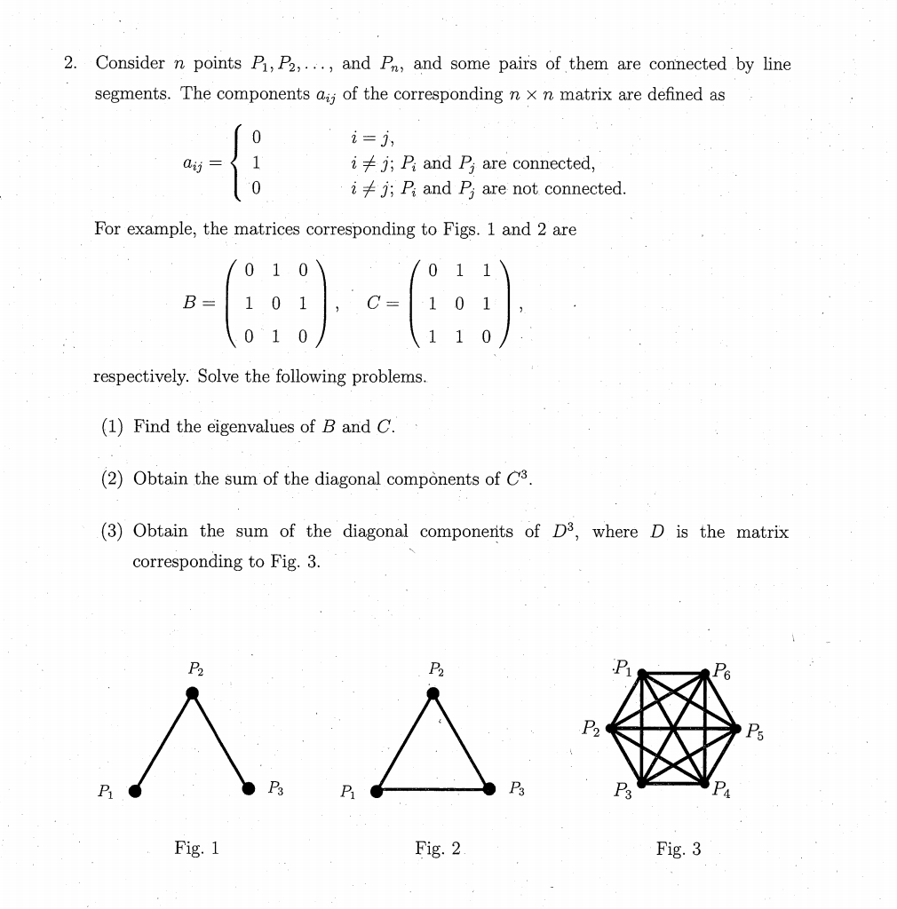 Solved Consider n ﻿points P1,P2,dots, and Pn, ﻿and some | Chegg.com