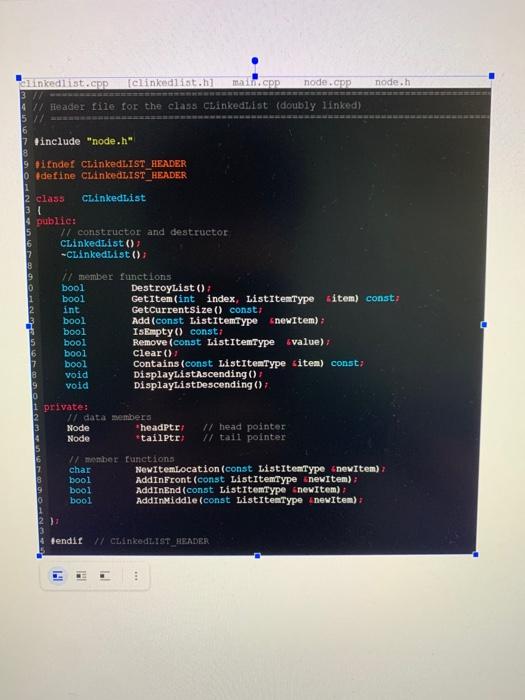 Solved ****instructions: please implement the functions | Chegg.com