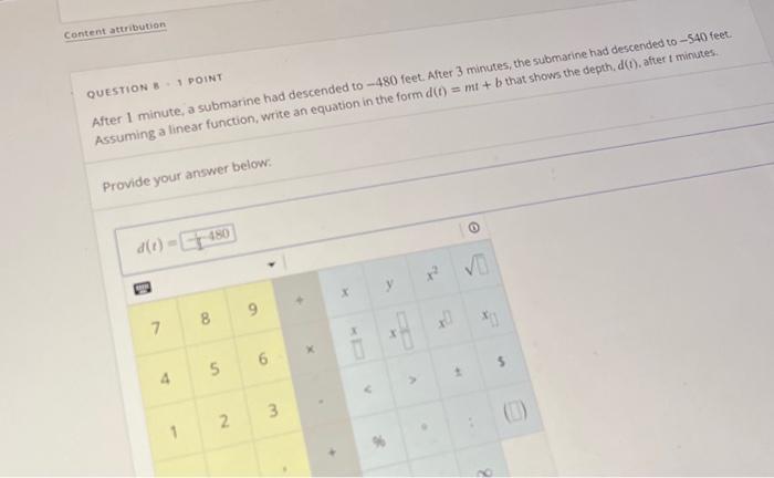 Solved Content attribution QUESTION 8 - 1 POINT After 1 | Chegg.com Solved Content attribution QUESTION 8 - 1 POINT After 1 | Chegg.com