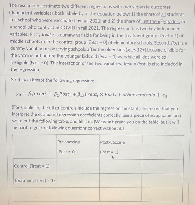 Solved 3. [ 45 points] Vaccines have protective effects on | Chegg.com