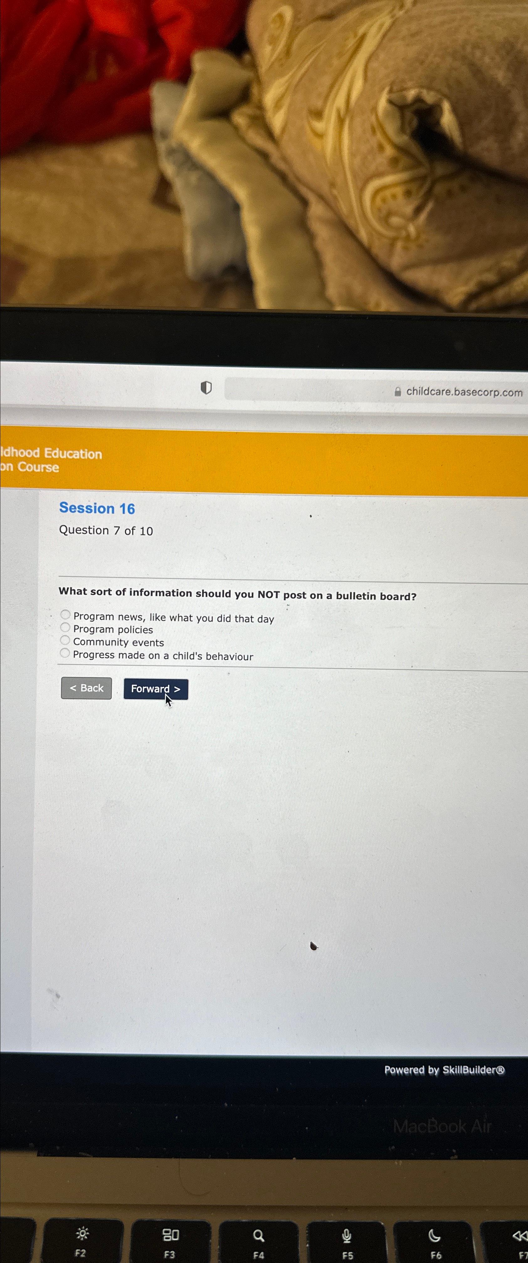 Solved (1)childcare.basecorp.comIdhood Educationon | Chegg.com