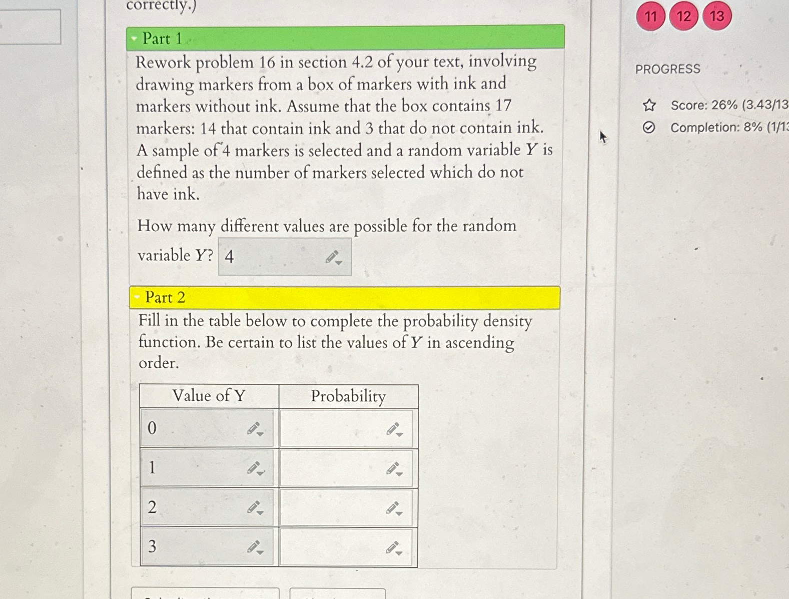 Solved Part 1Rework problem 16 ﻿in section 4.2 ﻿of your | Chegg.com
