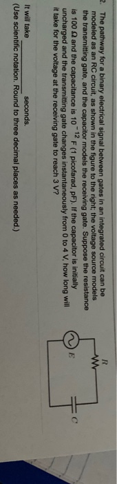 Solved R ww 2. The pathway for a binary electrical signal | Chegg.com