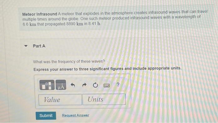 Solved Meteor Infrasound A Meteor That Explodes In The