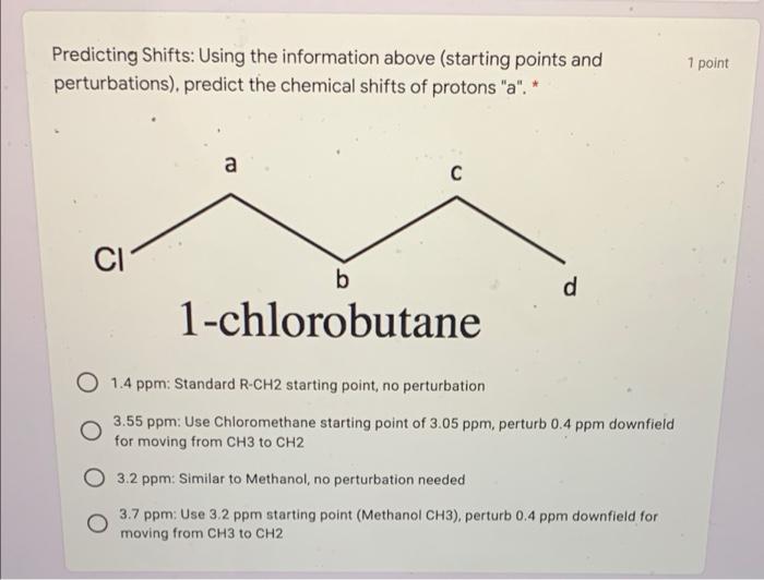 Solved Chemical Equivalence: Indicate the number of protons | Chegg.com