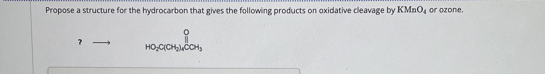 Solved Propose a structure for the hydrocarbon that gives | Chegg.com