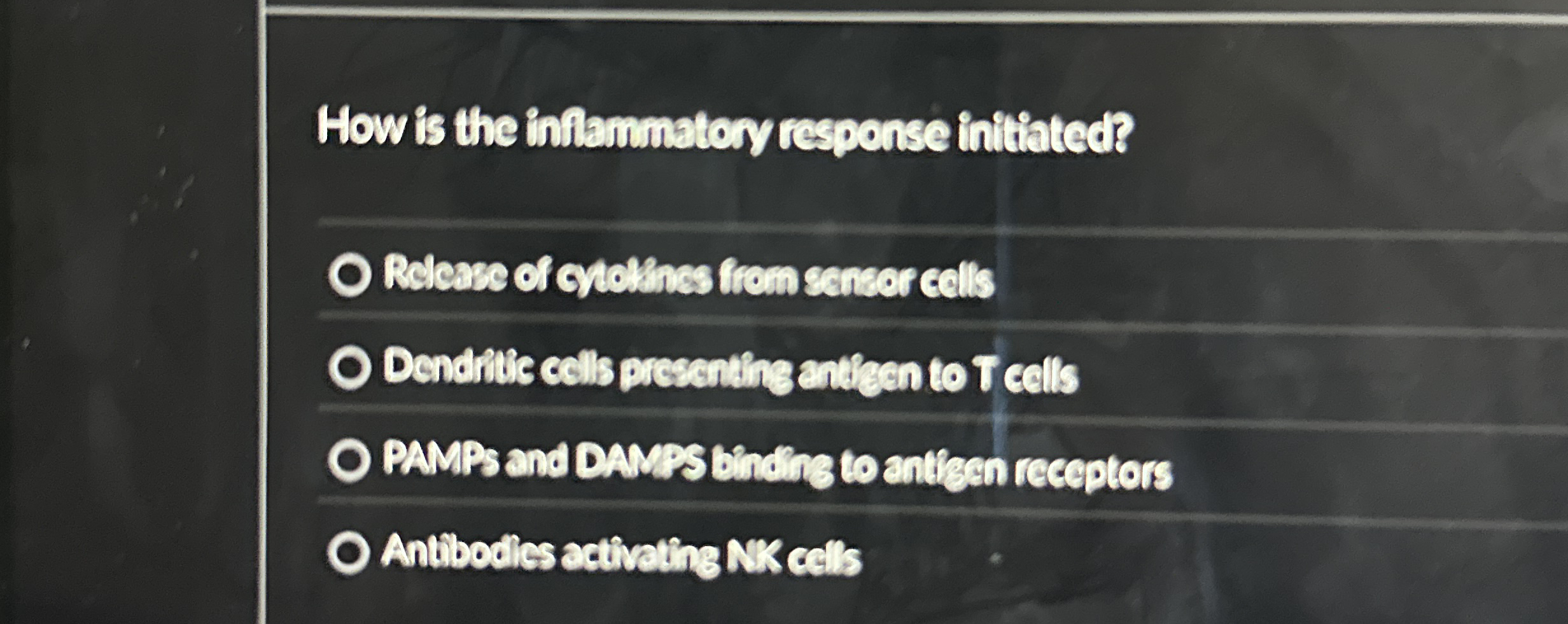Solved How is the infammatery respense initiated?Release of | Chegg.com