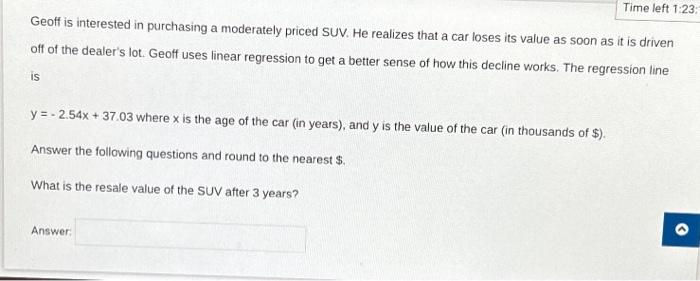 Solved Geoff is interested in purchasing a moderately priced | Chegg.com