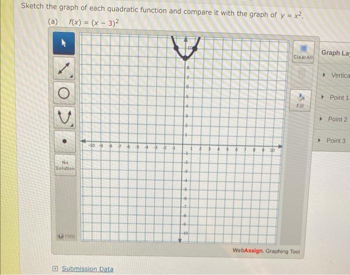 Solved Sketch the graph of each quadratic function and | Chegg.com