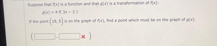 Solved Suppose that f(x) is a function and that g(x) is a | Chegg.com