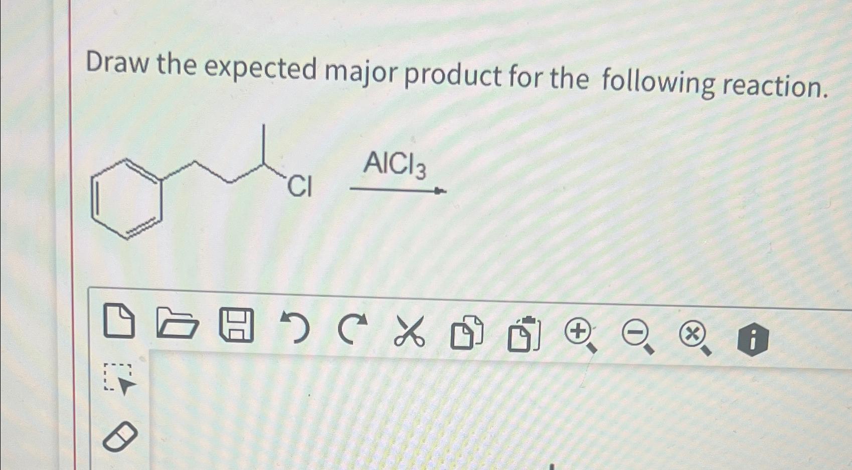 Solved Draw The Expected Major Product For The Following