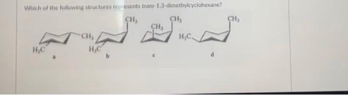 Solved Which of the following structures represents | Chegg.com