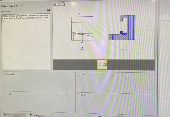 Solved Question 1 of 14 For 5 points ADOR Drafting | Chegg.com