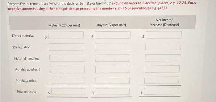 Solved Innova uses 1,000 units of the component IMC2 every | Chegg.com