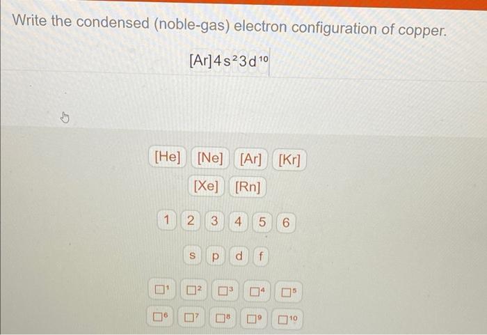 Solved Question 13 of 16 Write the complete ground-state | Chegg.com