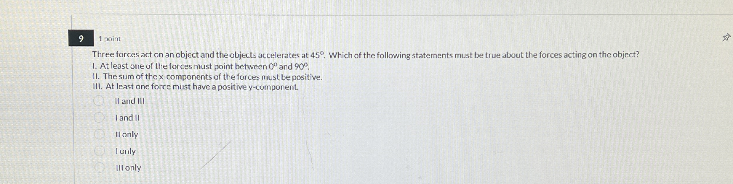 Solved Three Forces Act On An Object And The Objects