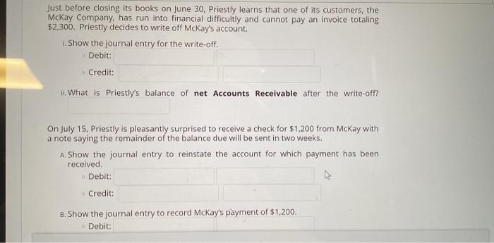 Solved For journal entries in this assignment, enter AR for | Chegg.com