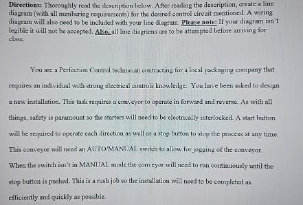Solved Directions: Thoroughly read the description below. | Chegg.com