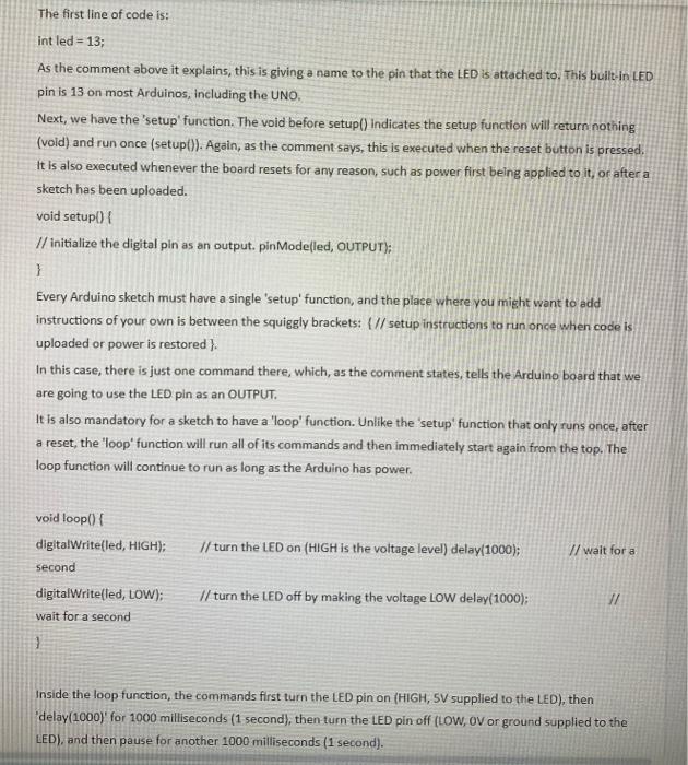 Solved Part 1: Blinking LEDs In Part 1, you'll need to | Chegg.com