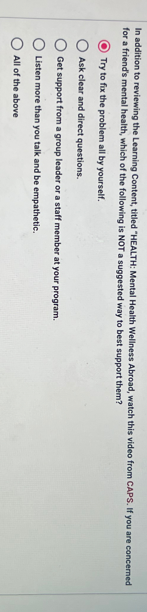 Solved In addition to reviewing the Learning Content, titled | Chegg.com