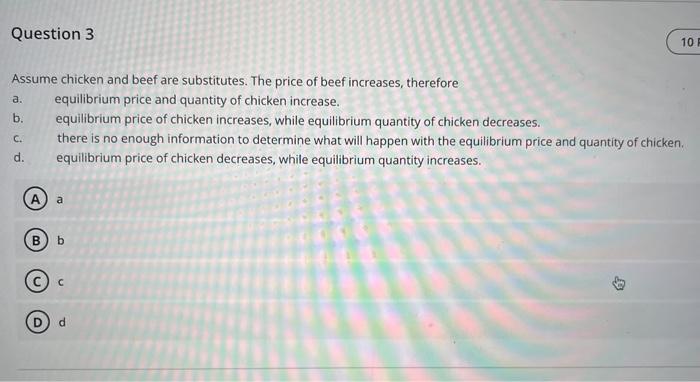 Solved If the supply decreases and the demand decreases, a. | Chegg.com