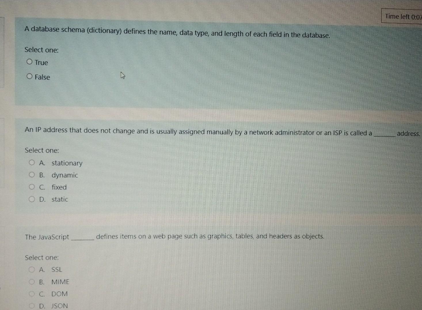 Solved A database schema (dictionary) defines the name, data | Chegg.com
