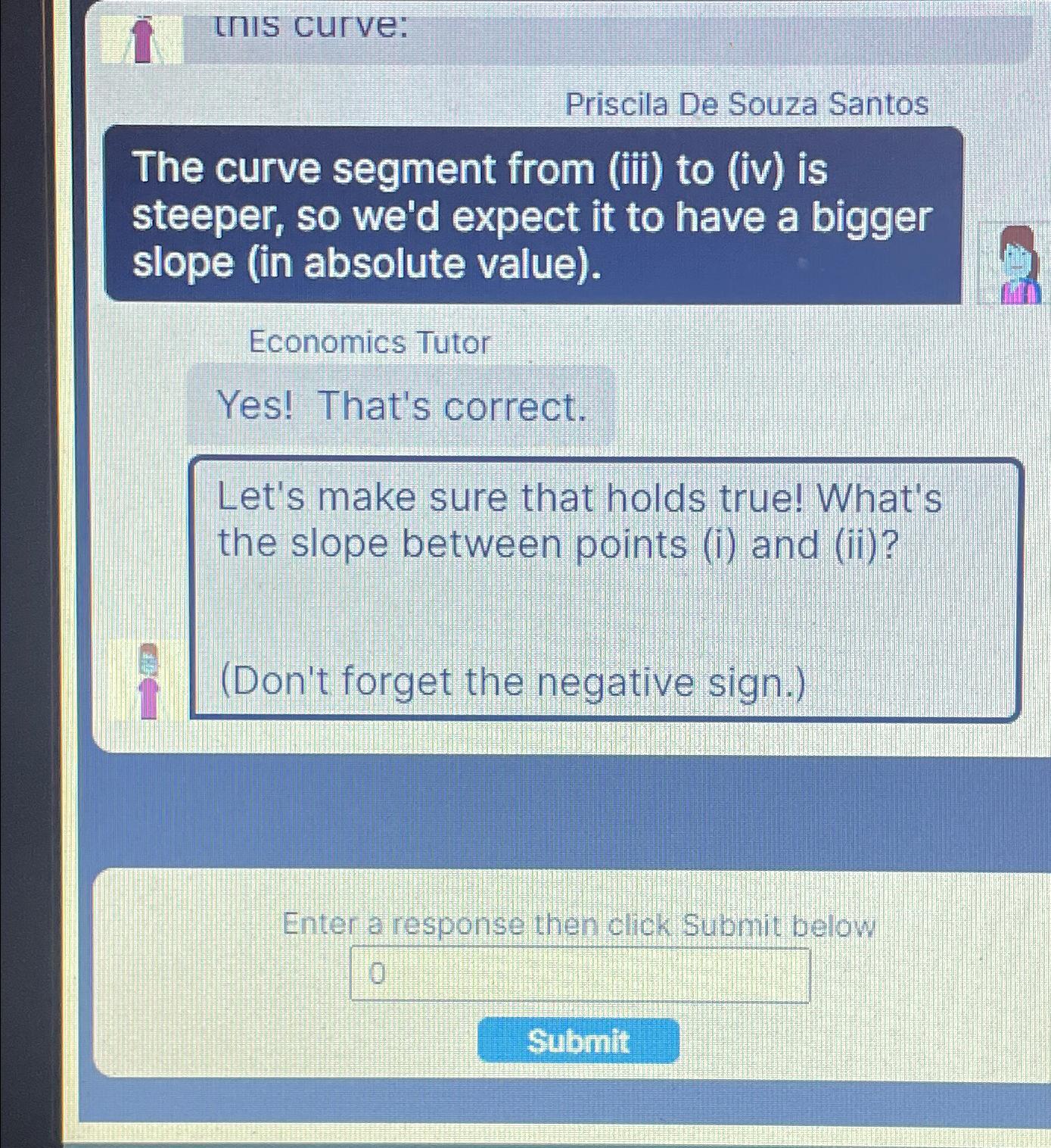 Solved InIs curve:Priscila De Souza SantosThe curve segment | Chegg.com