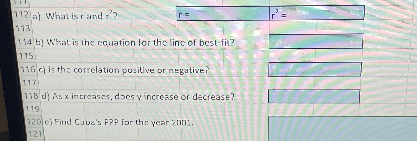 Solved 112 ﻿a) ﻿What is r ﻿and r2 ?\table[[r=,r2= | Chegg.com