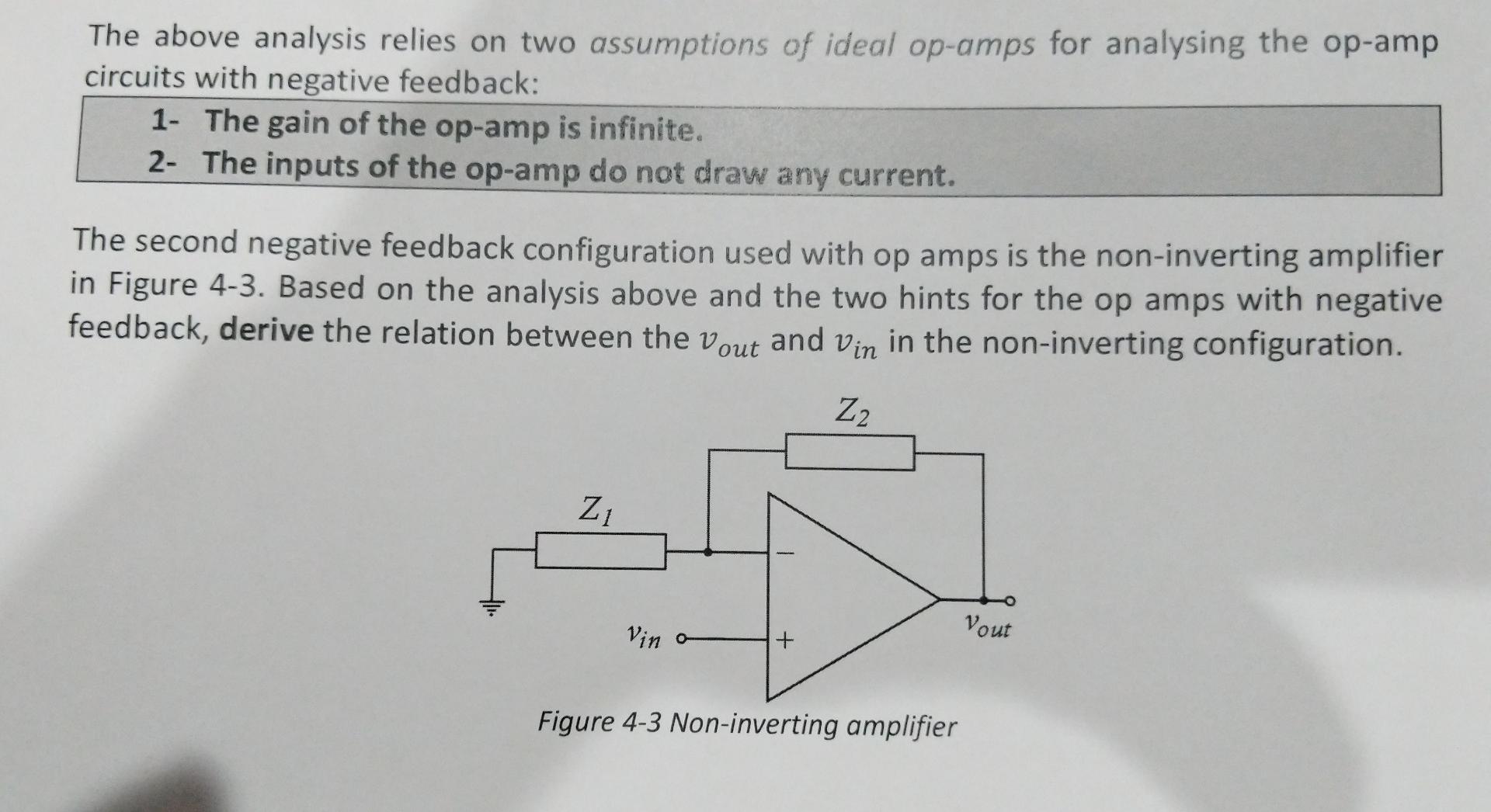 Solved The above analysis relies on two assumptions of ideal | Chegg.com