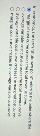 Solved A perfectly competitive industry is arealistic | Chegg.com