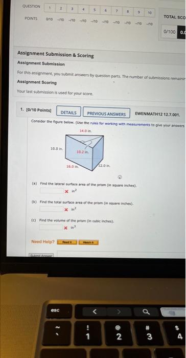 Solved Assignment Submission \& Scoring Asslgnment | Chegg.com