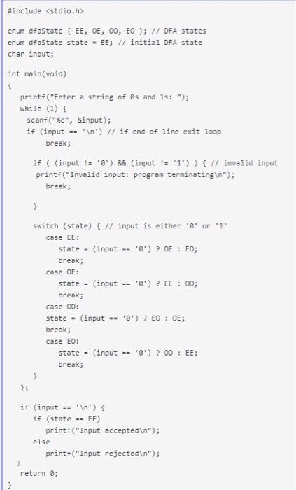 Solved Translate The C Program To A Complete And Runnable 