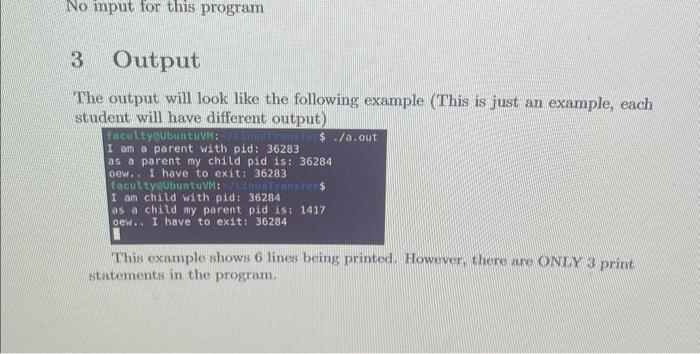 Solved Process Control: stdlib.h, unistd.h A process is | Chegg.com