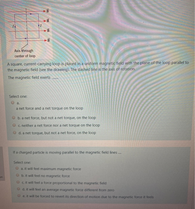 Solved To Axis through center of loop A square, | Chegg.com