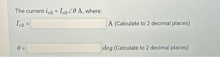 Solved Find the output current io in the circuit shown below | Chegg.com