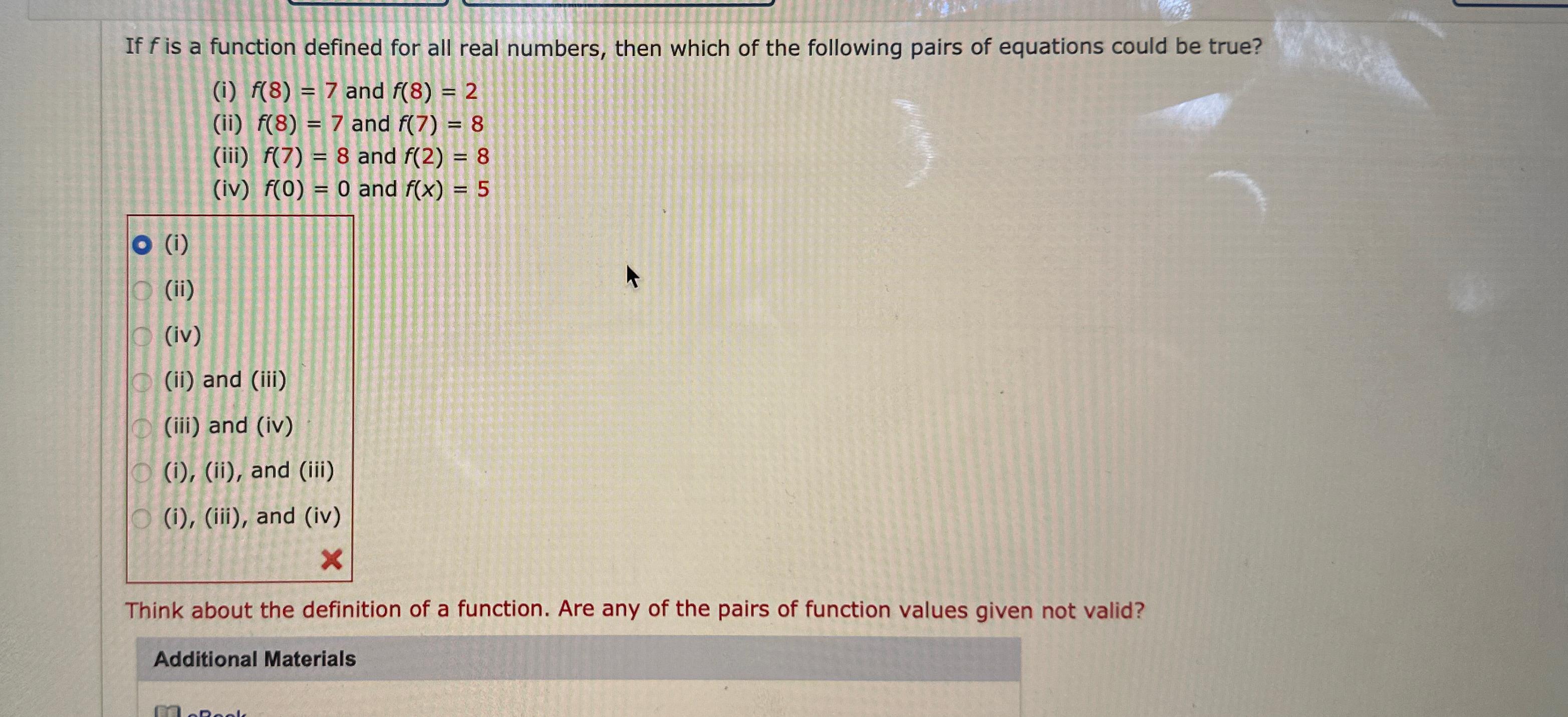 Solved If f ﻿is a function defined for all real numbers, | Chegg.com