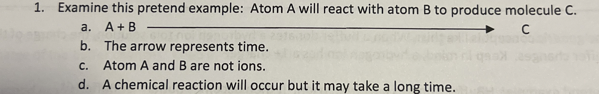 Solved Examine this pretend example: Atom A will react with | Chegg.com