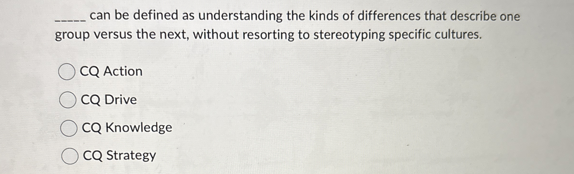 Solved can be defined as understanding the kinds of | Chegg.com