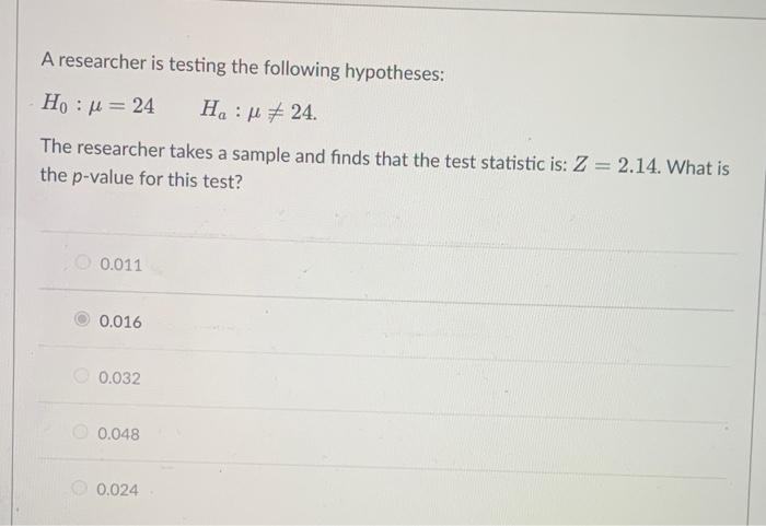 Solved In a test of hypotheses Ho: μ=50 vs. Ha: μ