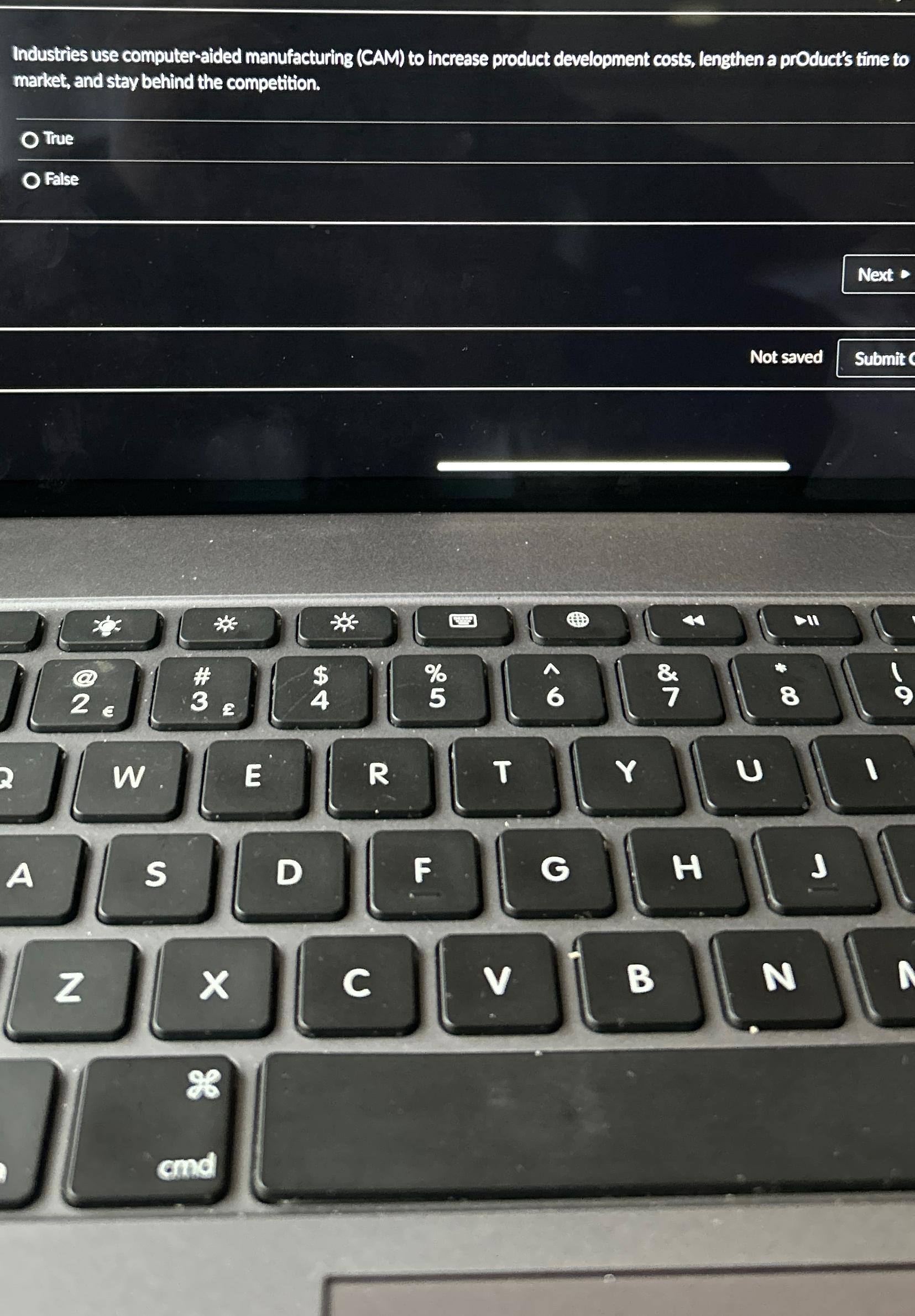 Solved Industries use computer-aided manufacturing (CAM) ﻿to | Chegg.com