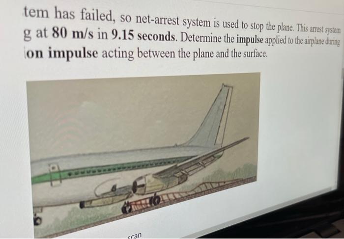 Solved A Boeing 757 airplane braking system has failed, so | Chegg.com