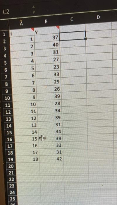 Solved a Use the data in the Excel workbook, on the | Chegg.com