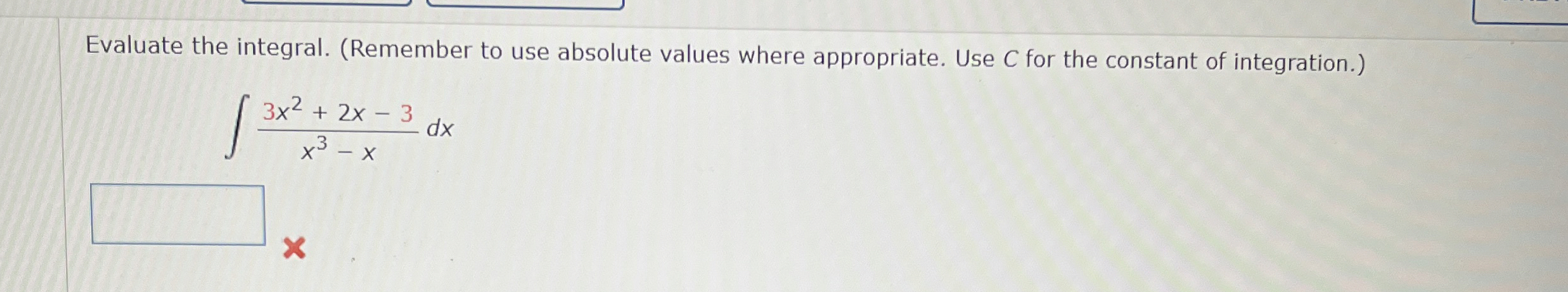 Solved Evaluate the integral. (Remember to use absolute | Chegg.com