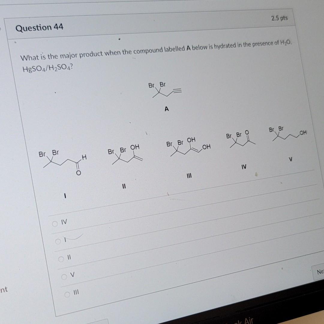 Solved What is the major product when the compound labelled | Chegg.com