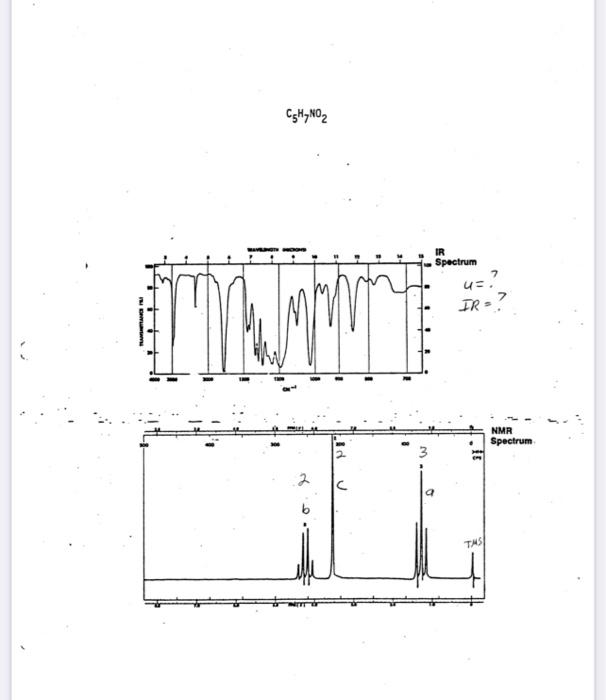 CH ₃ NO2 IR Spectrum 7 U. IR IN NMR Spectrum & 3 2 c | Chegg.com