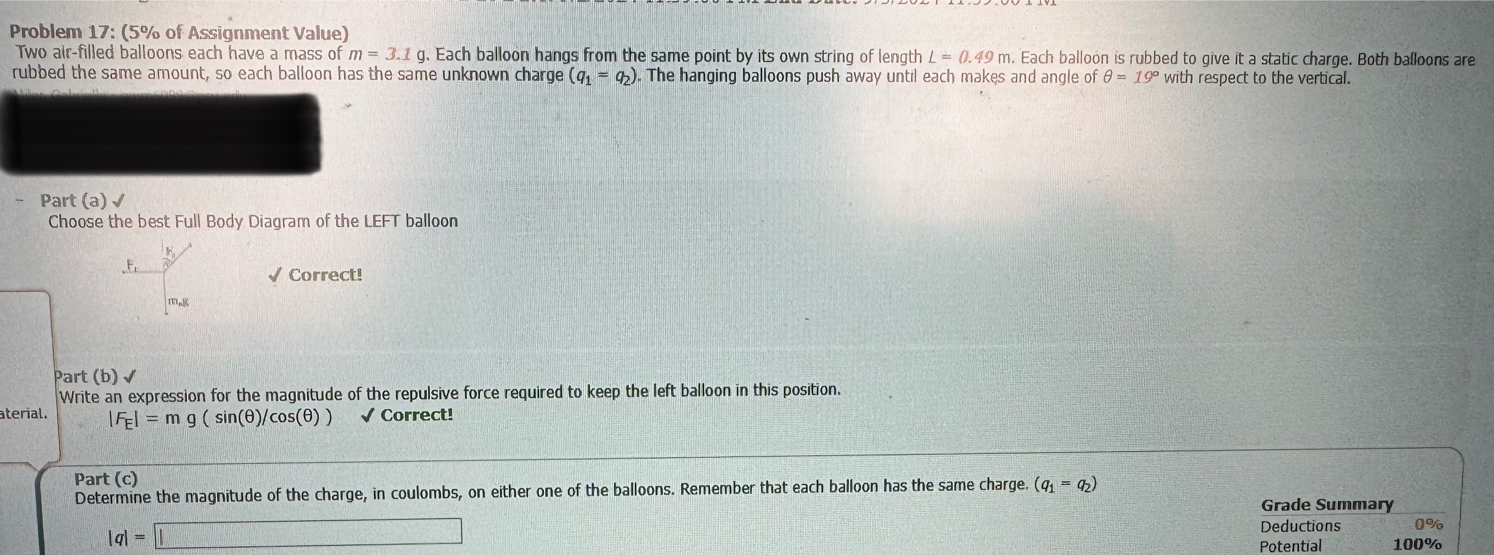 Solved Problem 17: ( 5% ﻿of Assignment Value)Two air-filled | Chegg.com