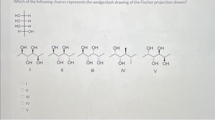 Solved Which of the following choices represents the | Chegg.com