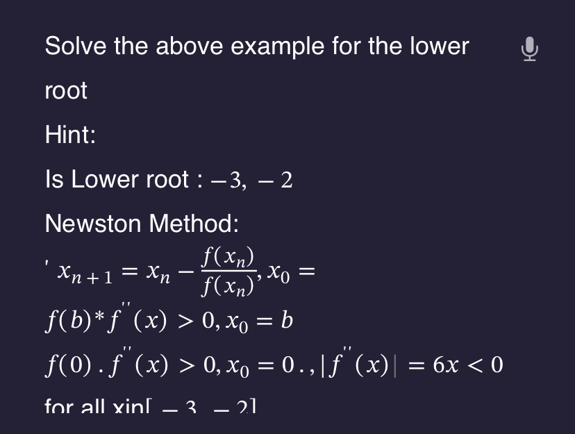 Solved Solve the above example for the lower rootHint:Is | Chegg.com