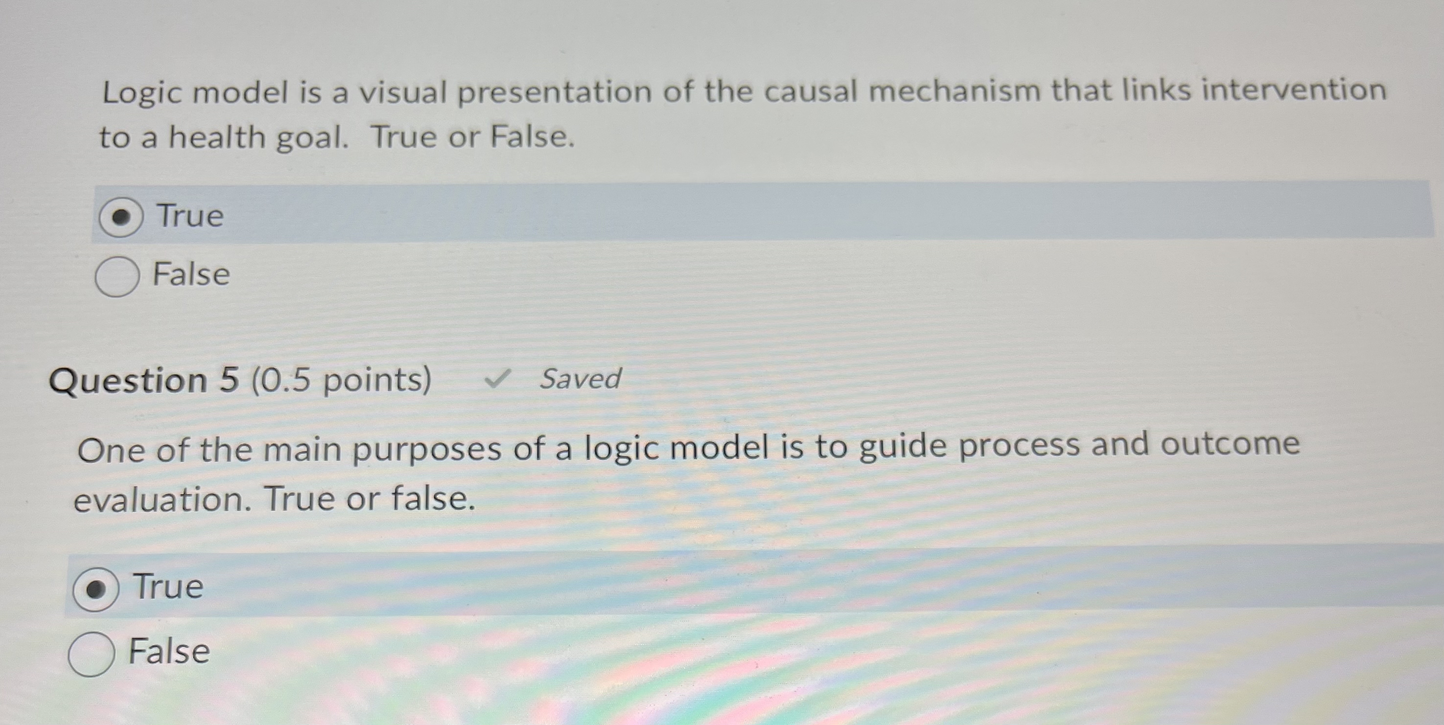 Solved Logic model is a visual presentation of the causal | Chegg.com